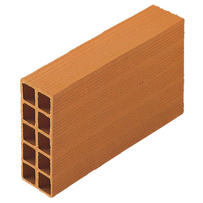 Forati 10 fori 8x25x50 - BUB - mattoni forati a fori orizzontali in ...